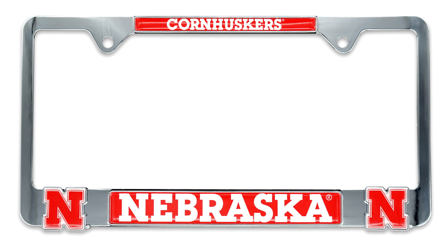 Nebraska 3D Huskers License Plate Frame | Elektroplate
