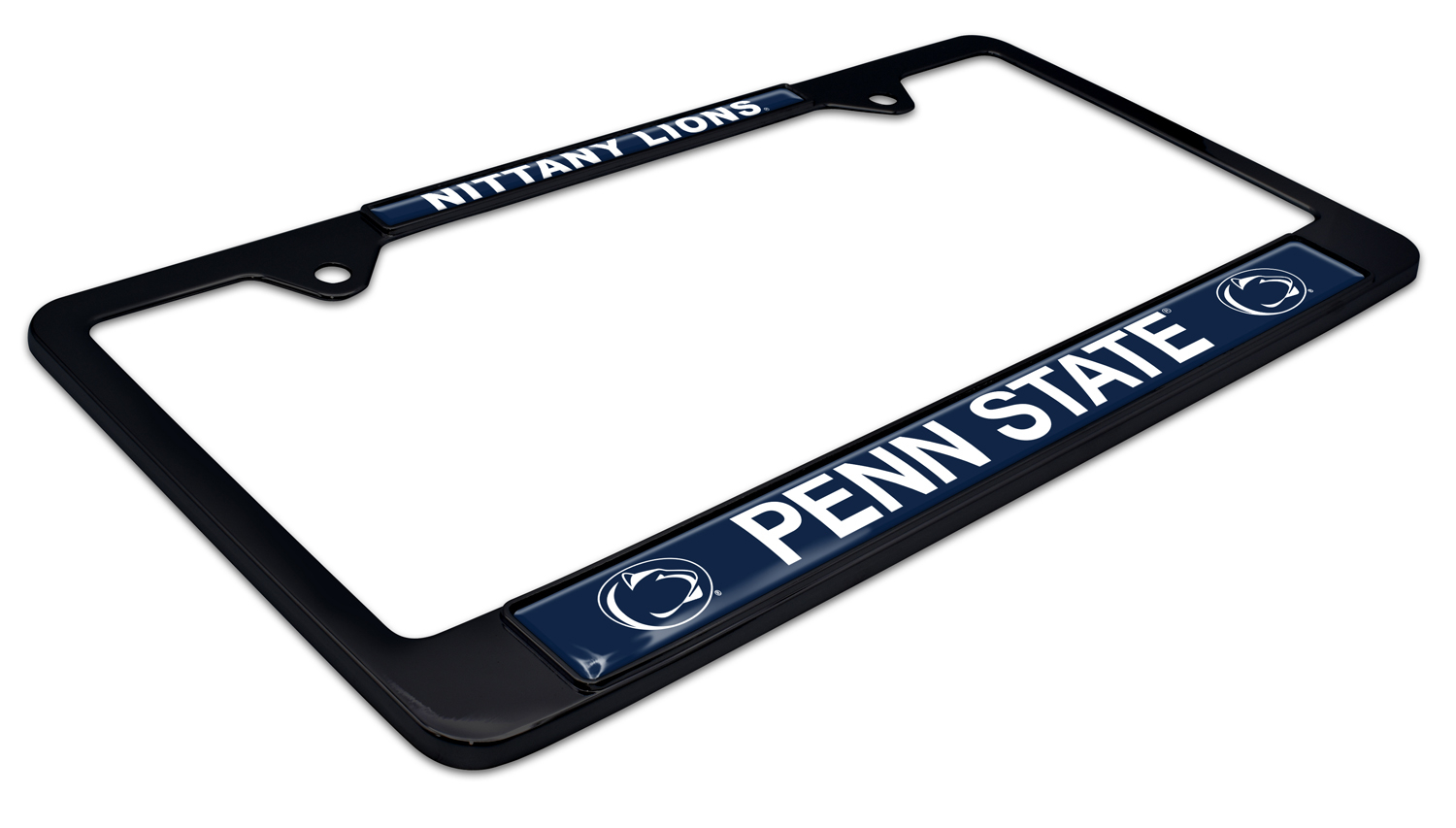 Penn State Nittany Lions Black License Plate Frame | Elektroplate