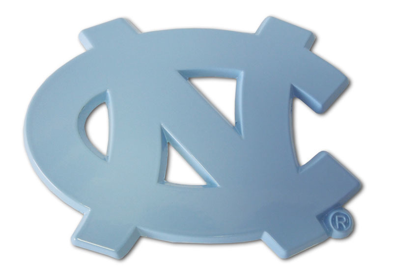 University of North Carolina Blue Powder-Coated Emblem | Elektroplate