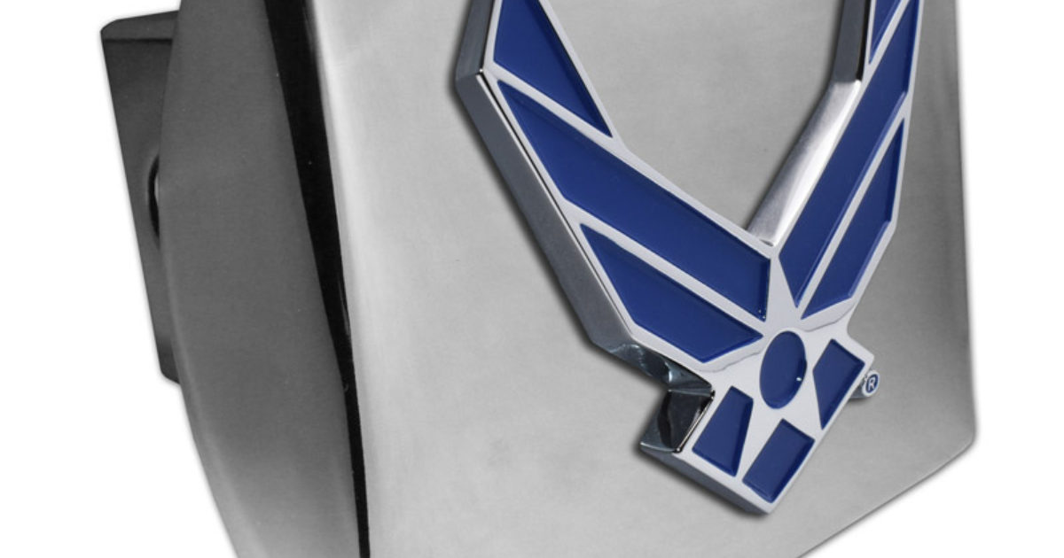 Air Force Chrome Hitch Cover | Elektroplate