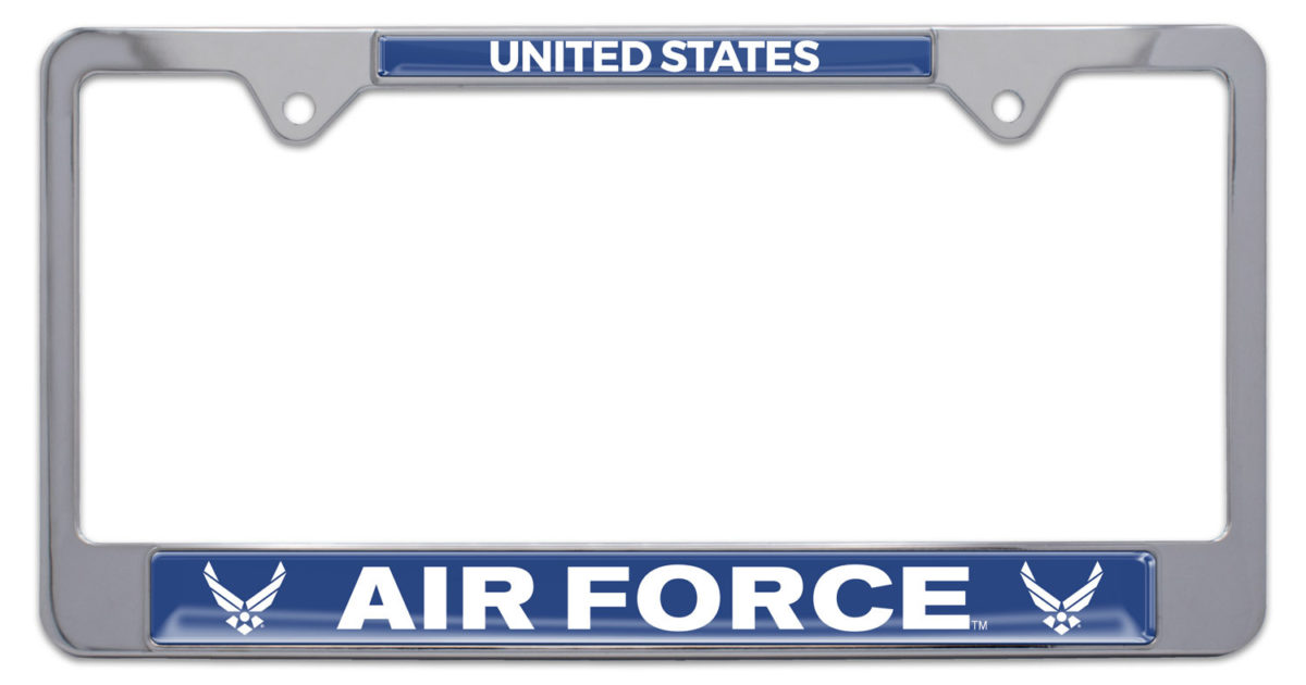 Full-Color US Air Force License Plate Frame | Elektroplate