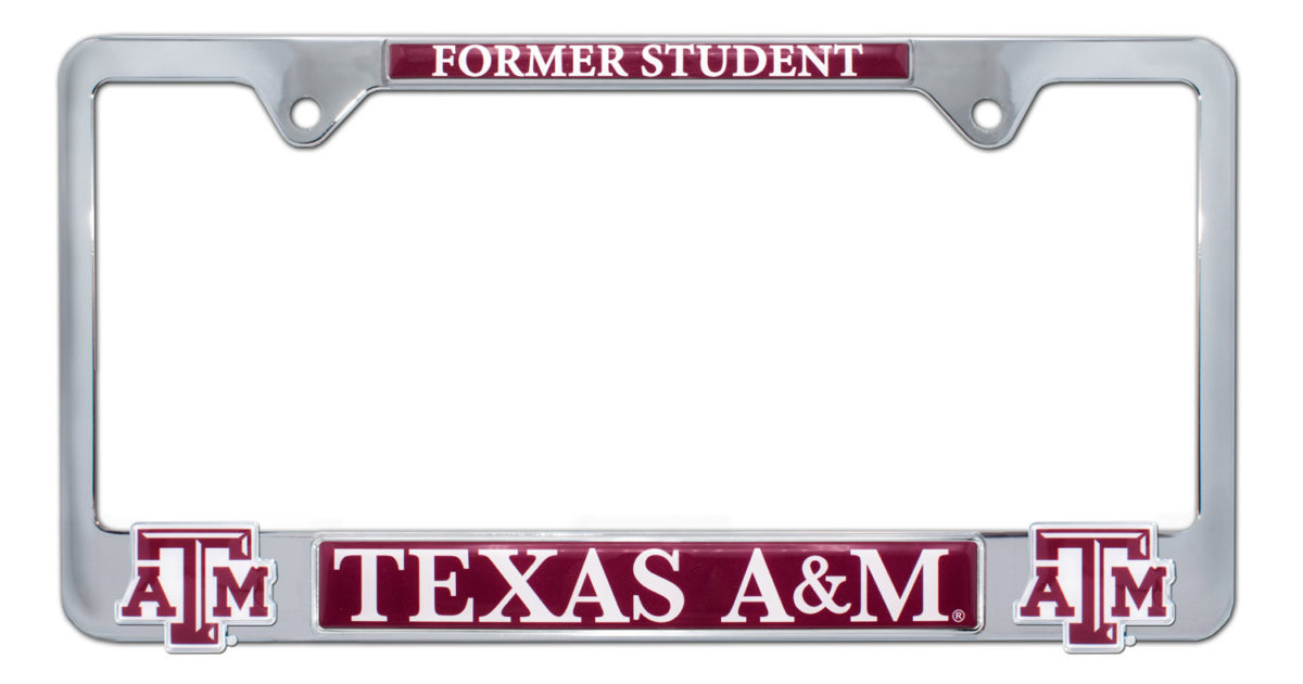 Texas A&M Alumni 3D License Plate Frame | Elektroplate