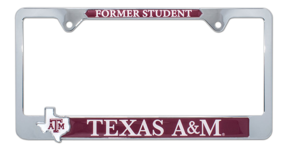 Texas A&M Alumni Texas 3D License Plate Frame | Elektroplate