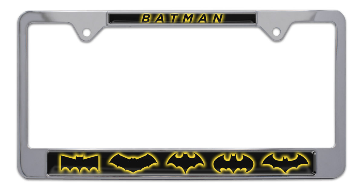 Batman Evolution Chrome License Plate Frame | Elektroplate