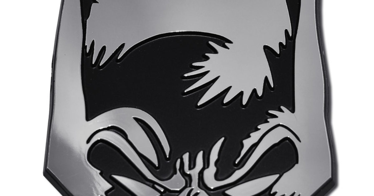 Batman Mask Chrome Emblem | Elektroplate