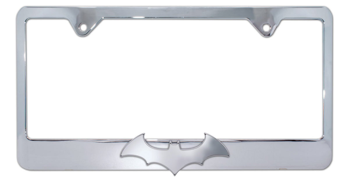 Batman Bat 3D Chrome License Plate Frame | Elektroplate