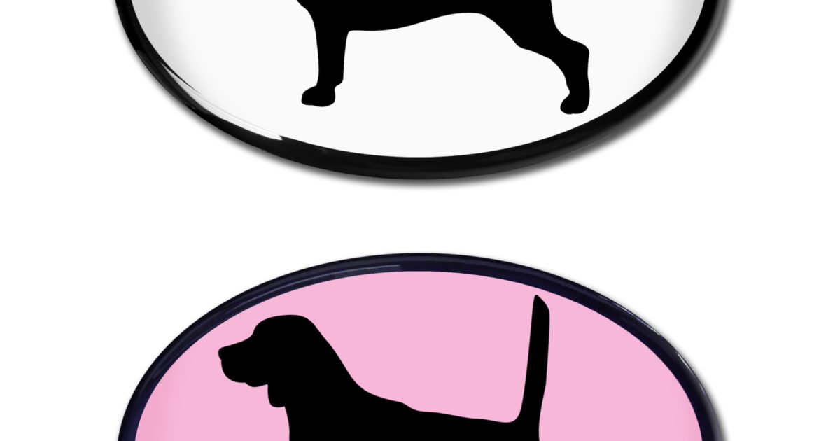 Beagle 3D Decal 2-Pack | Elektroplate