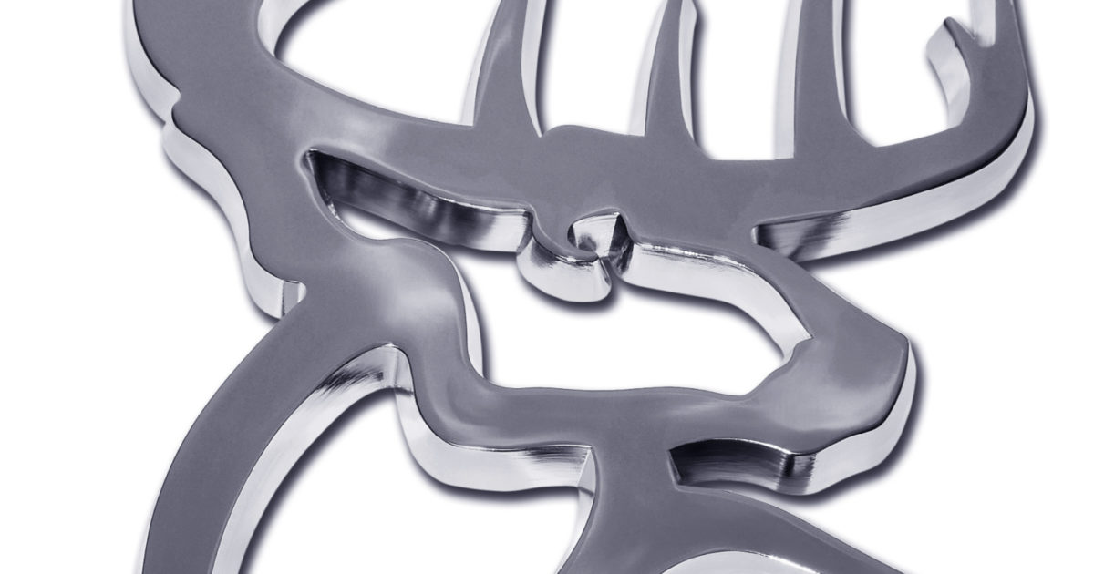 Buck Commander Chrome Deer Emblem | Elektroplate