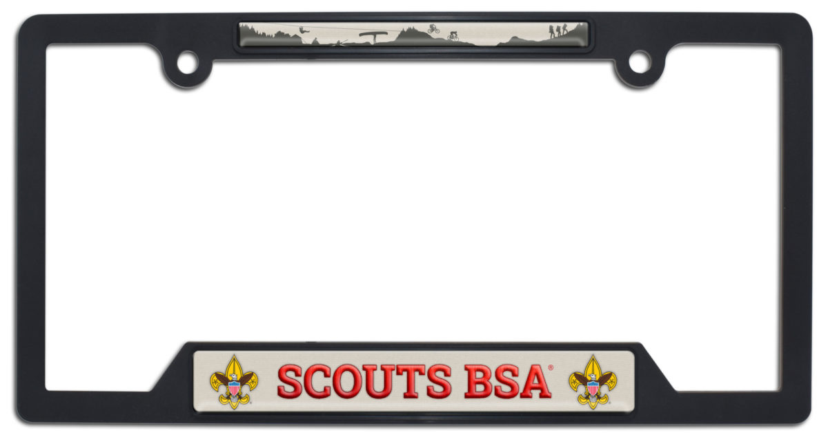 Scouting America (BSA) Black Open Plastic License… | Elektroplate