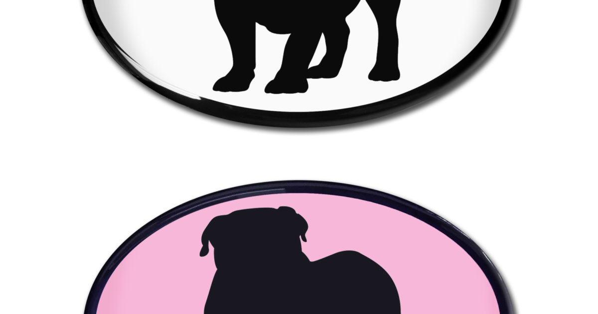 Bulldog 3D Decal 2-Pack | Elektroplate