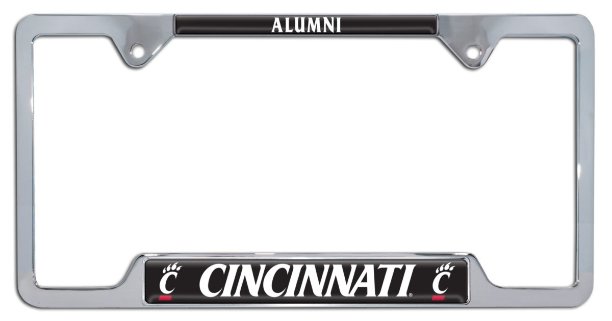 Cincinnati Bearcats Alumni Open Corner License Plate… | Elektroplate