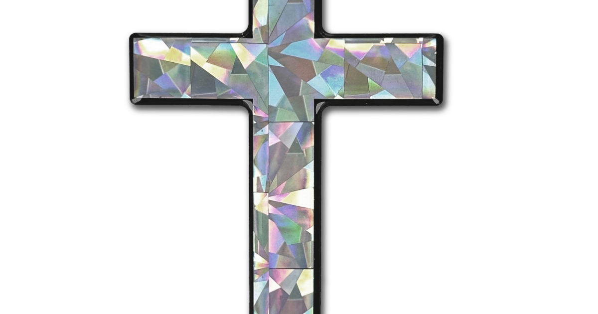Cross 3D Reflective Decal | Elektroplate