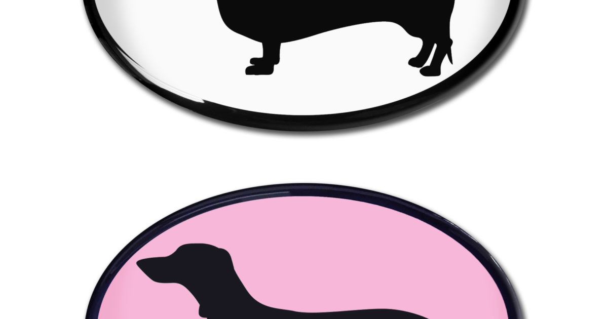 Dachshund 3D Decal 2-Pack | Elektroplate