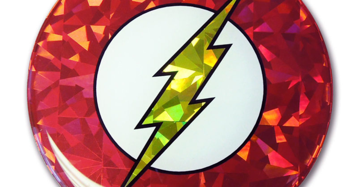 The Flash 3D Reflective Decal | Elektroplate