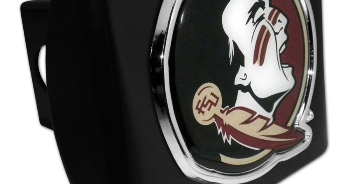 Florida State Seminole Color Black Hitch Cover | Elektroplate
