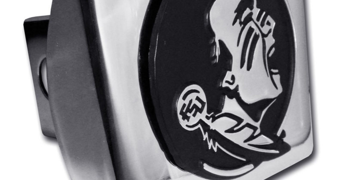 Florida State Seminole Chrome Hitch Cover | Elektroplate