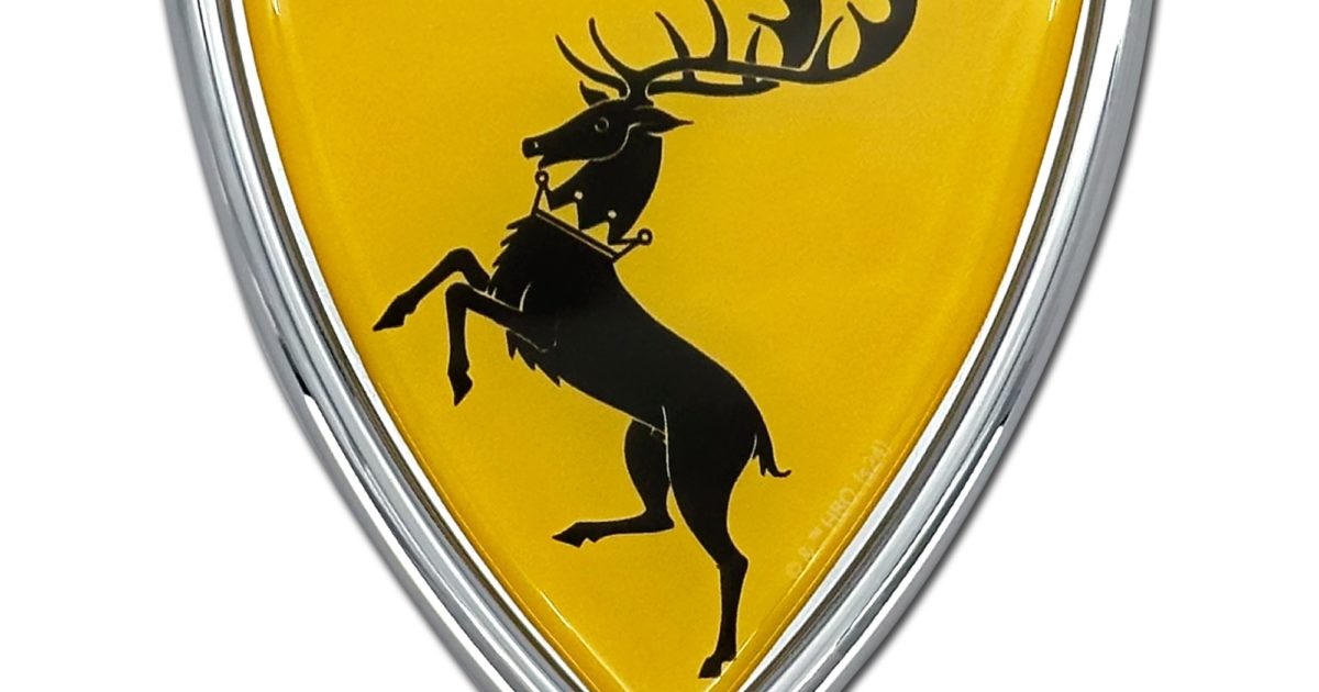 Game of Thrones Baratheon Shield Emblem | Elektroplate