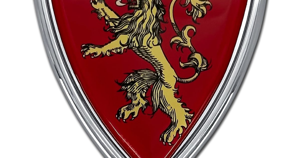 Game of Thrones Lannister Shield Emblem | Elektroplate