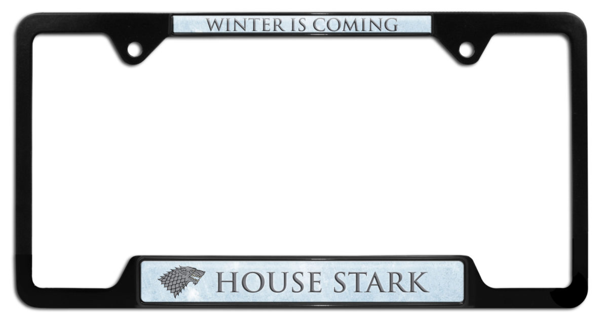 Stark Open Corner License Plate Frame | Elektroplate