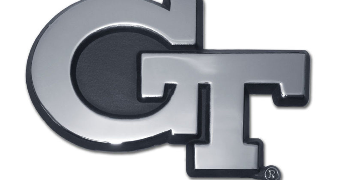 Georgia Tech Chrome Emblem | Elektroplate