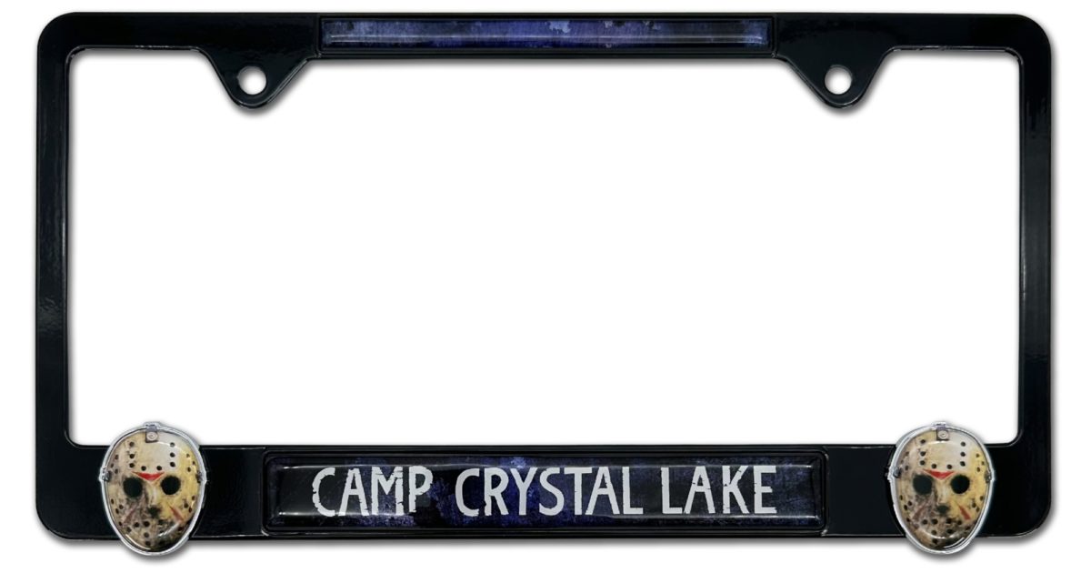3D Jason Camp Crystal Lake License Plate Frame | Elektroplate
