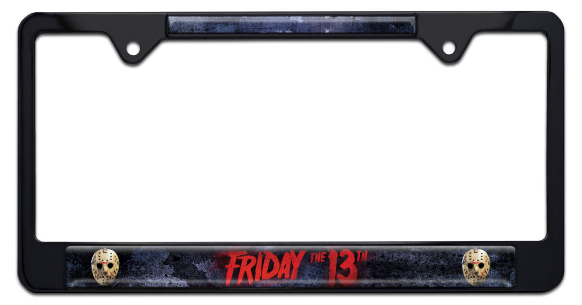 Friday the 13th License Plate Frame | Elektroplate
