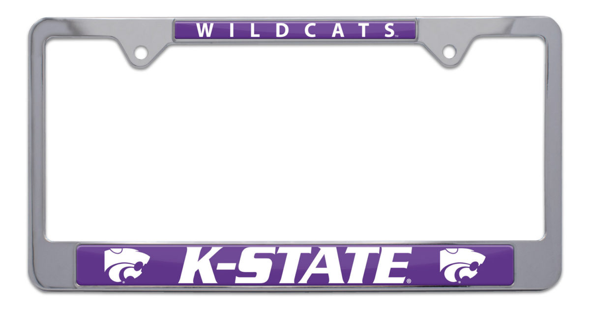 Kansas State Wildcats License Plate Frame | Elektroplate