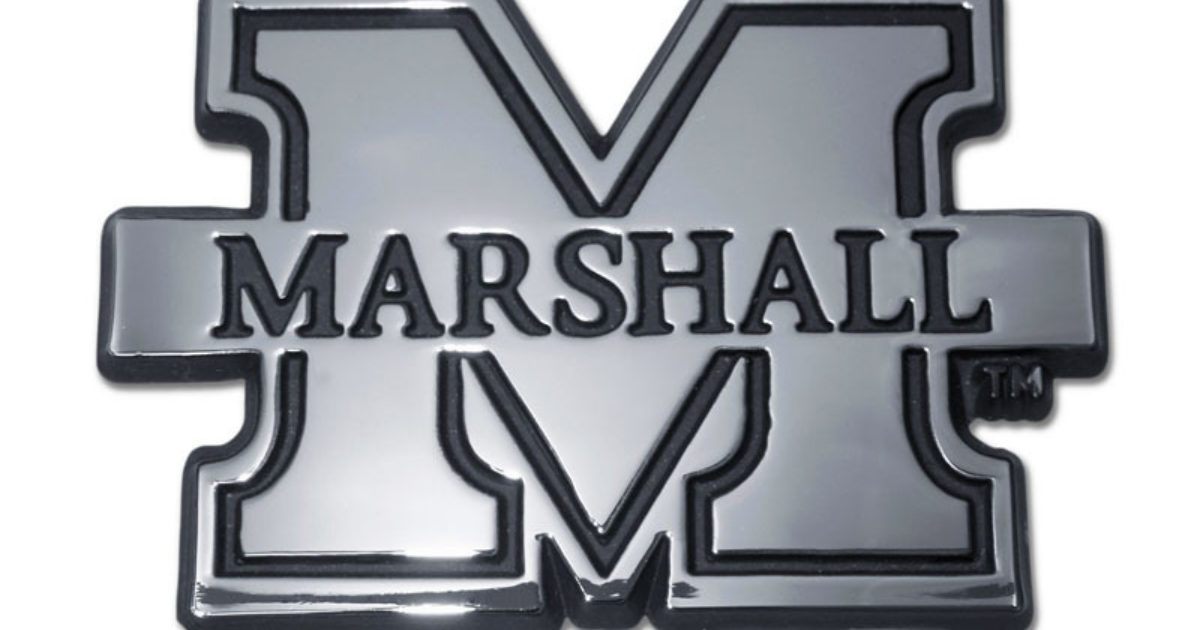 Marshall University Chrome Emblem | Elektroplate