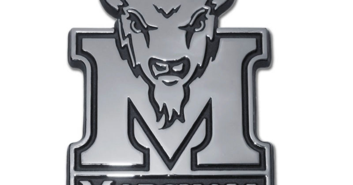 Marshall University Buffalo Chrome Emblem | Elektroplate