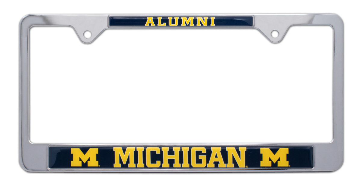 University of Michigan Alumni License Plate Frame | Elektroplate