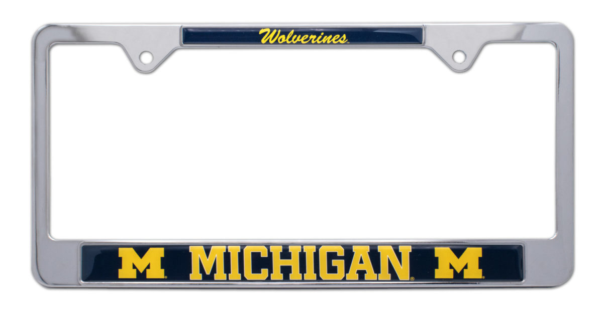 University of Michigan Wolverines License Plate Frame | Elektroplate