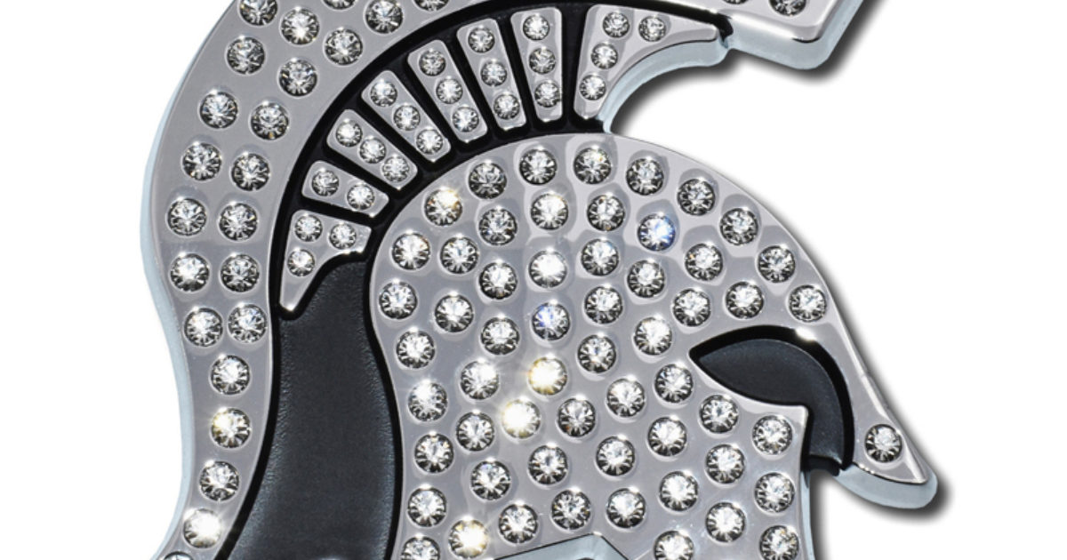 Michigan State Crystal Chrome Emblem | Elektroplate