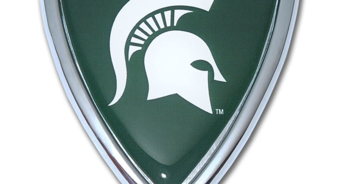 Michigan State Shield Chrome Emblem | Elektroplate