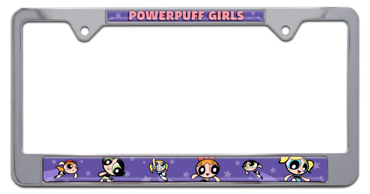 Powerpuff Girls License Plate Frame | Elektroplate