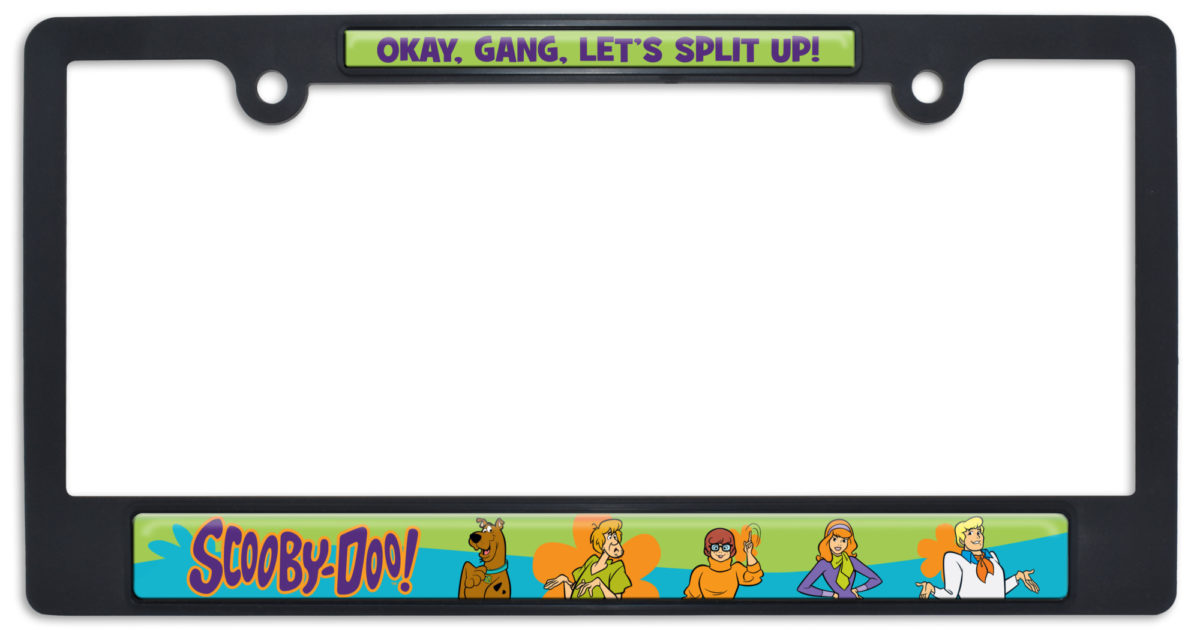 Scooby-Doo Gang Plastic License Plate Frame | Elektroplate