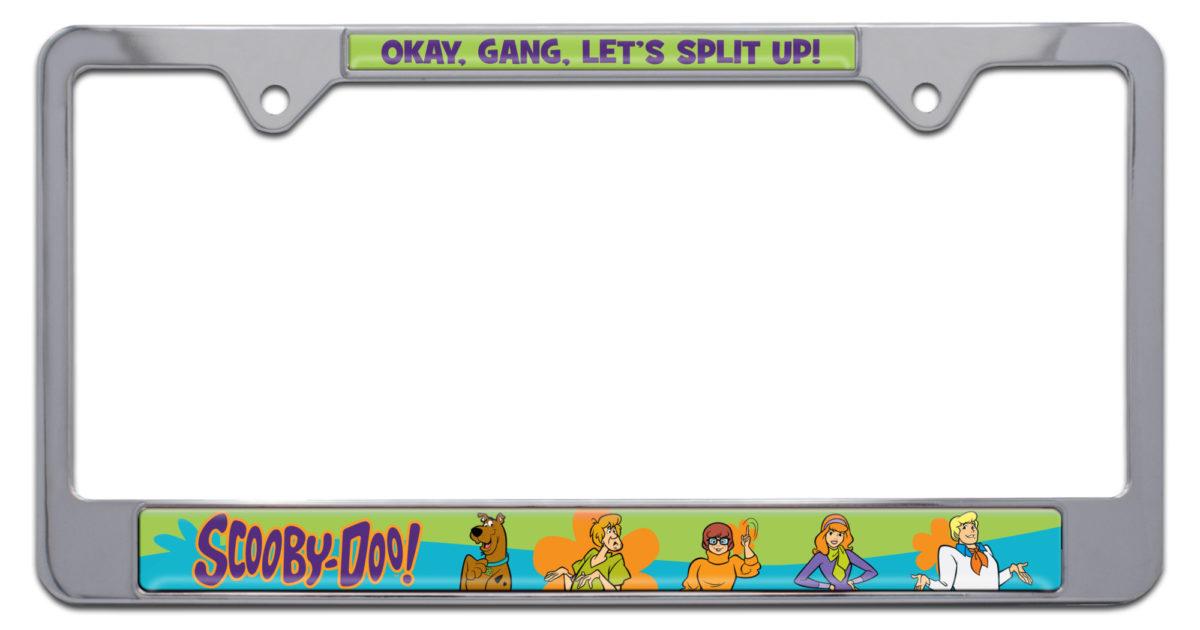 Scooby-Doo Gang License Plate Frame | Elektroplate