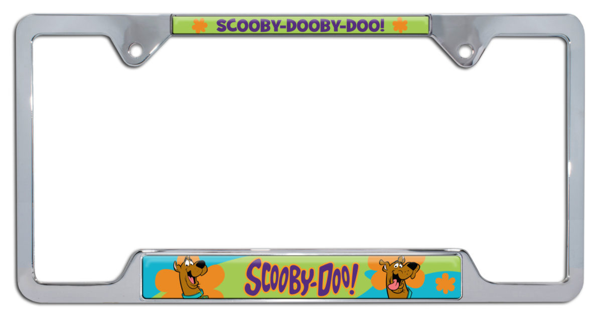 Scooby-Dooby-Doo Open License Plate Frame | Elektroplate