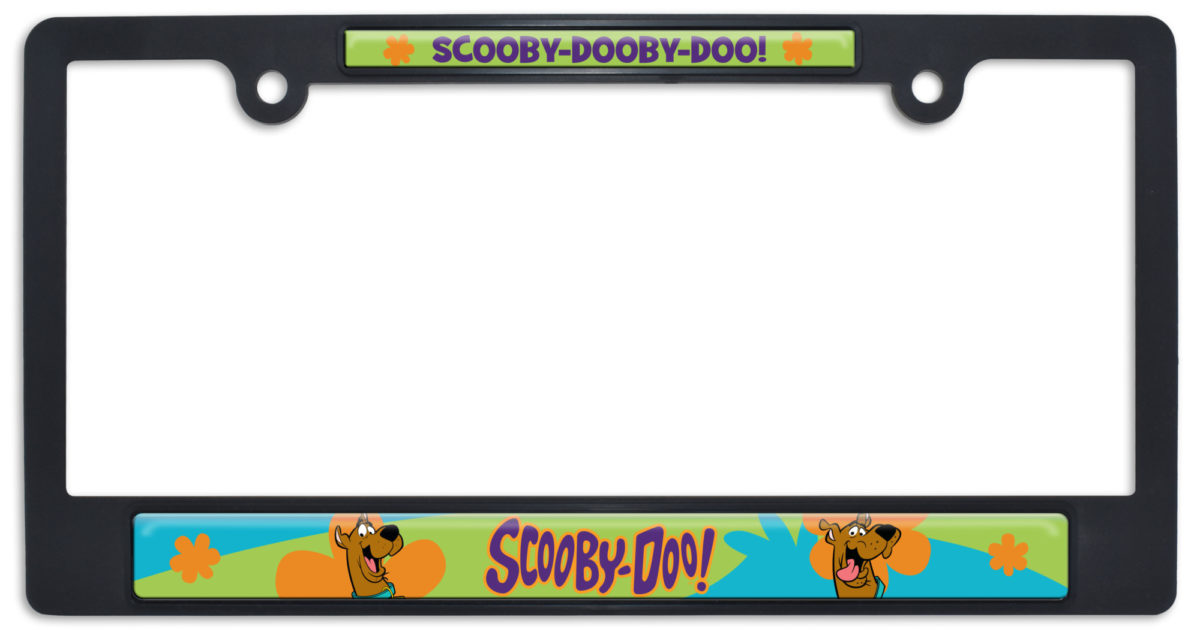 Scooby-Dooby-Doo Plastic License Plate Frame | Elektroplate