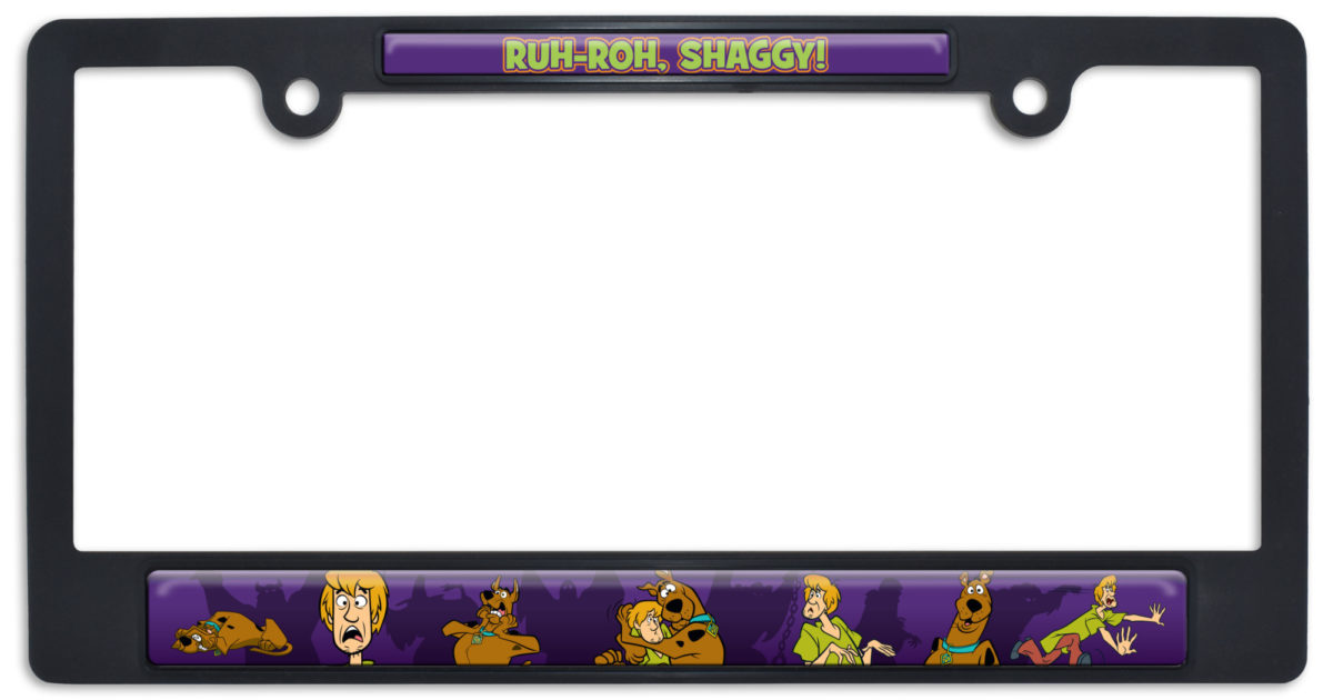 Scooby & Shaggy Plastic License Plate Frame | Elektroplate