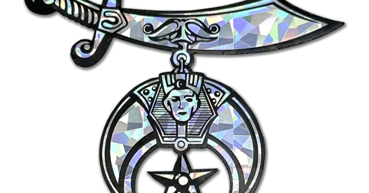 Shriner Reflective Decal | Elektroplate