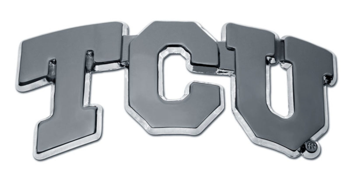 TCU Chrome Emblem | Elektroplate