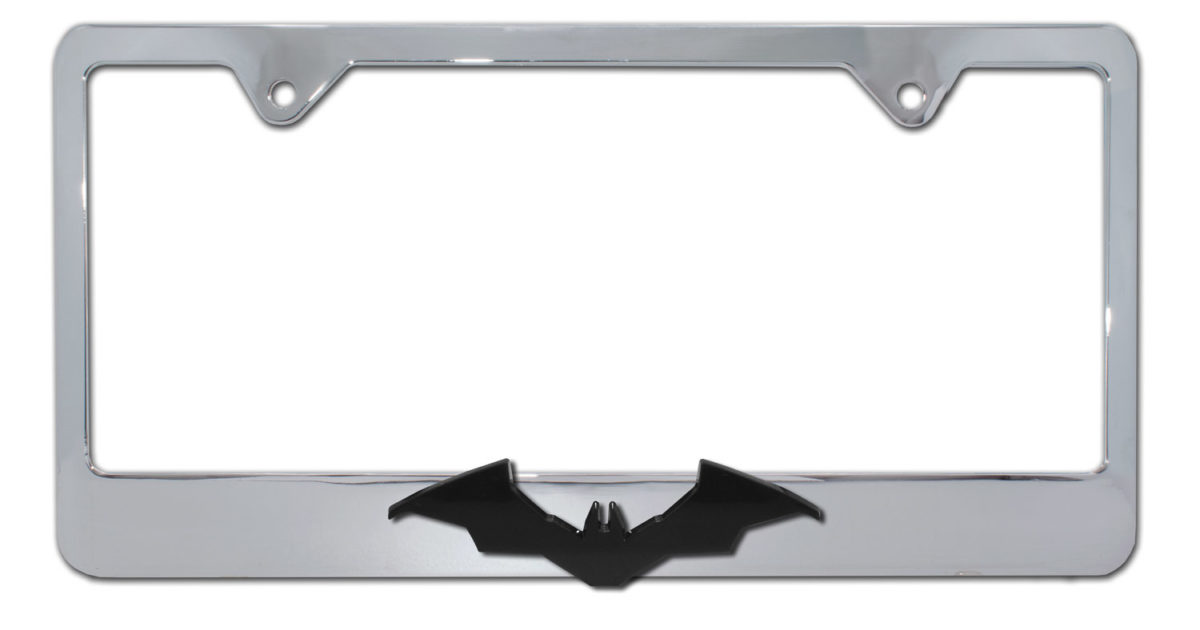 The Batman Chrome Metal License Plate Frame | Elektroplate