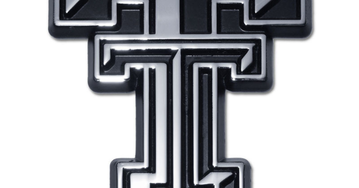 Texas Tech Chrome Emblem | Elektroplate