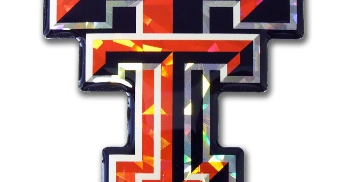 Texas Tech Red 3D Reflective Decal | Elektroplate