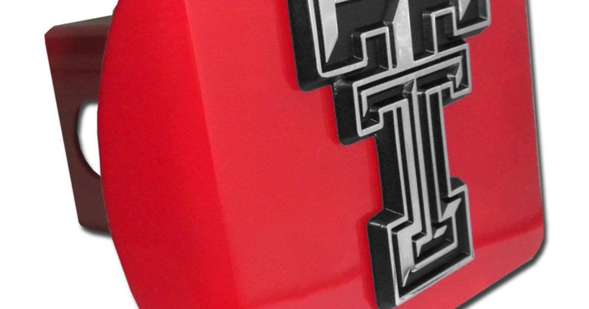 Texas Tech Red Hitch Cover | Elektroplate