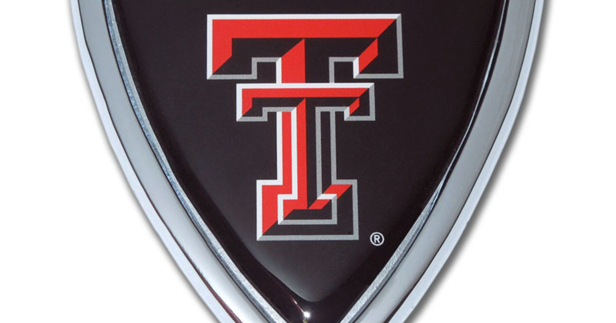 Texas Tech Shield Chrome Emblem | Elektroplate