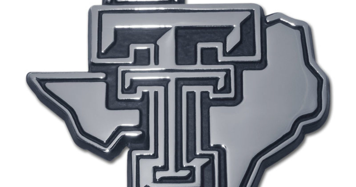 Texas Tech Texas Chrome Emblem | Elektroplate
