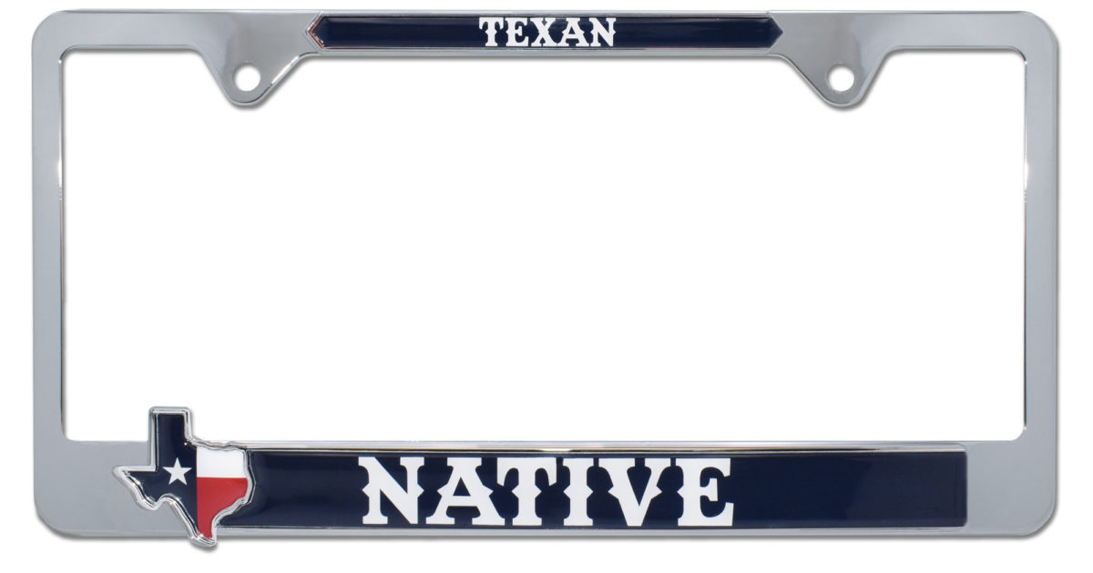 Texas Native License Plate Frame | Elektroplate