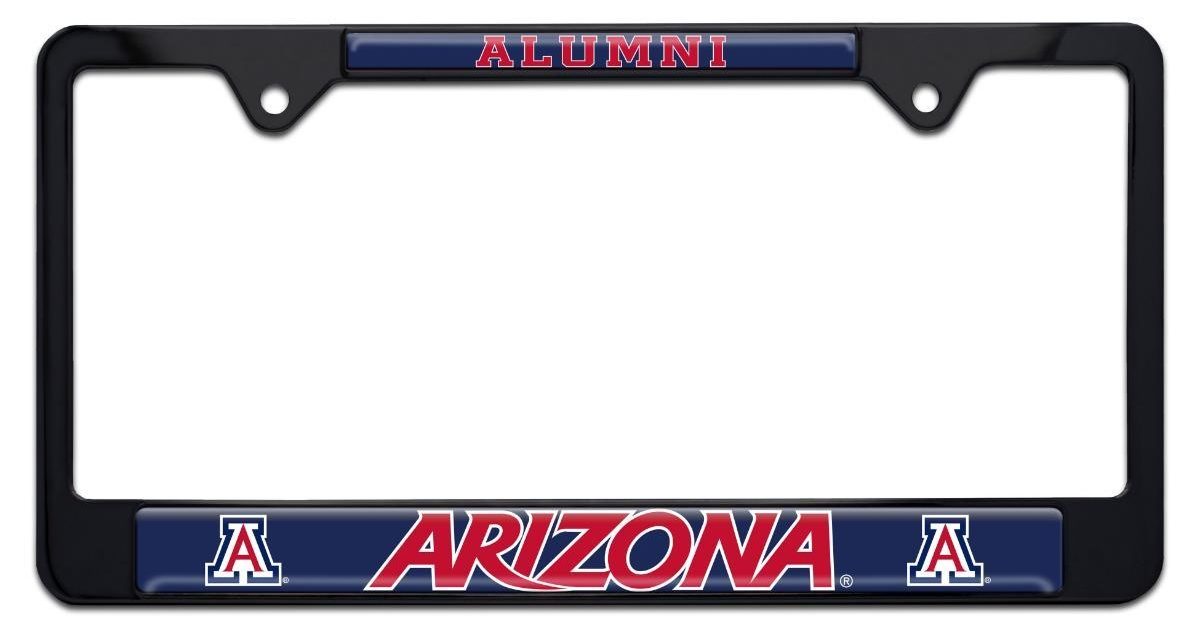 Arizona Alumni Black License Plate Frame | Elektroplate