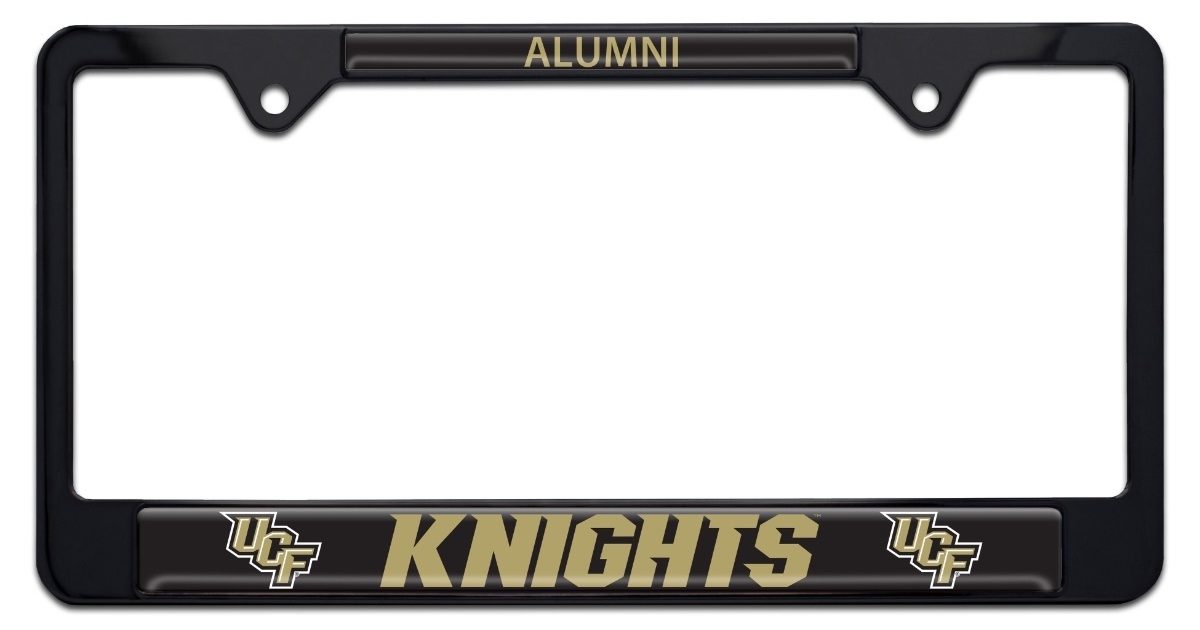 UCF Alumni Black License Plate Frame | Elektroplate